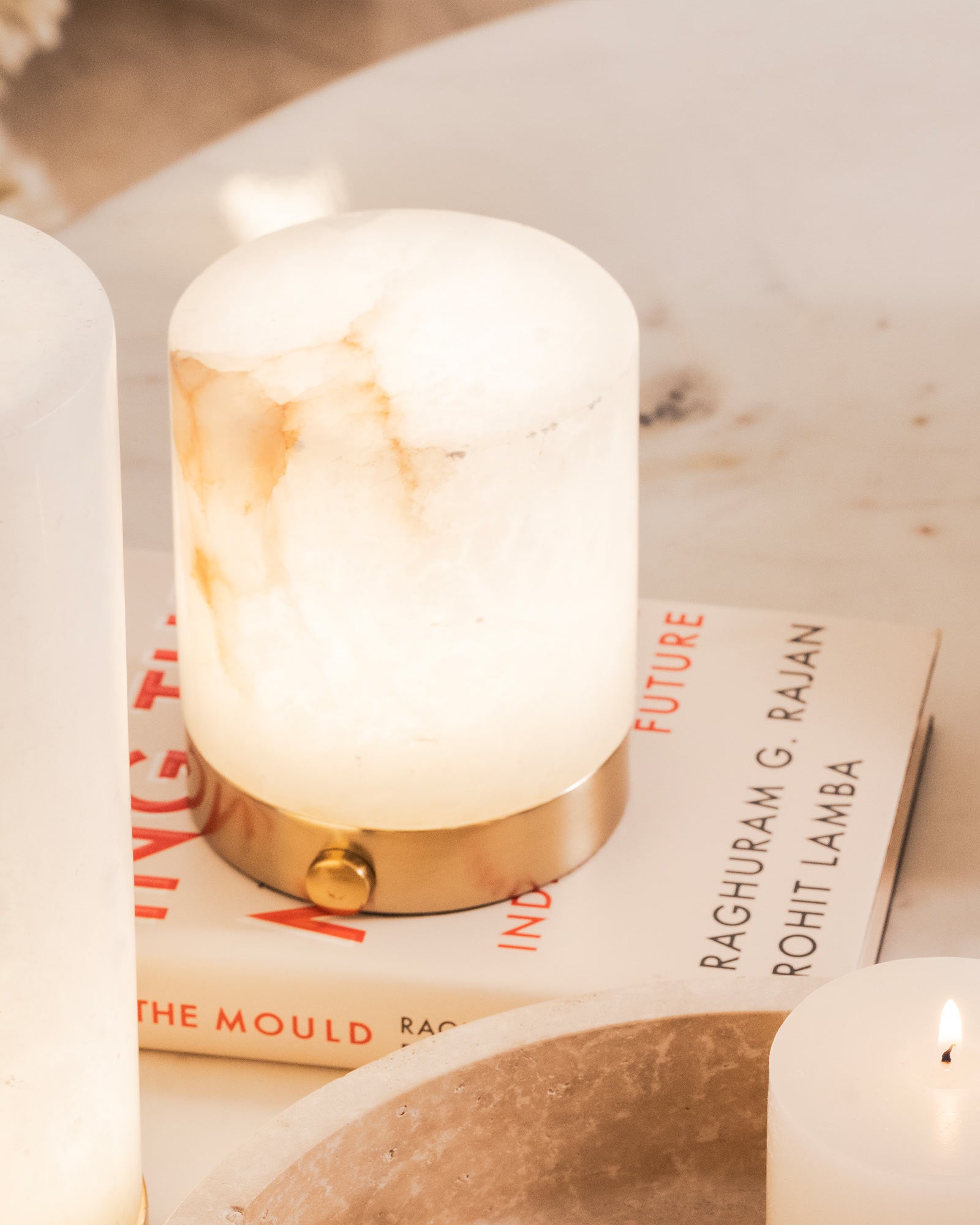Midas Cylindrical Short Table Lamp